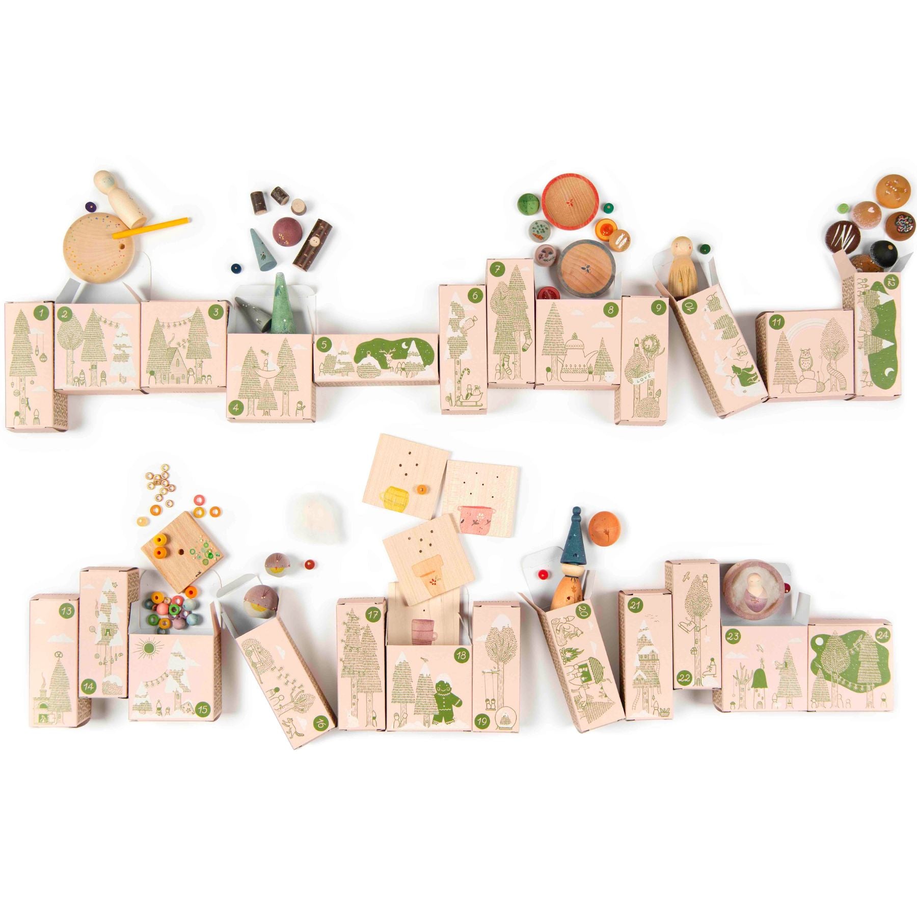 Grapat Advent Calendar, 2025 — Simply Green Baby